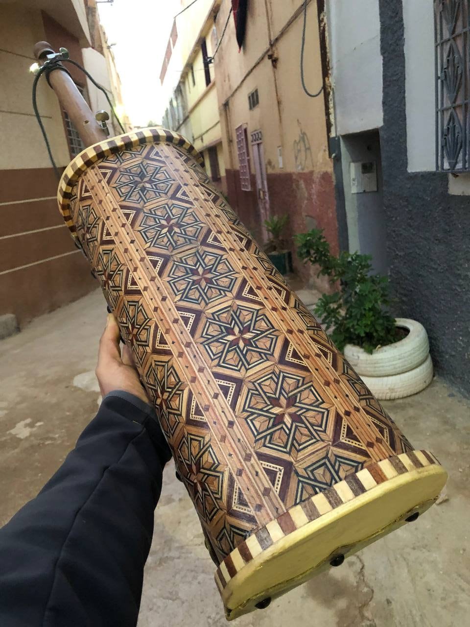 Moroccan Gnawa Stringed Instrument Guembri Sentir Hajhouj - Etsy