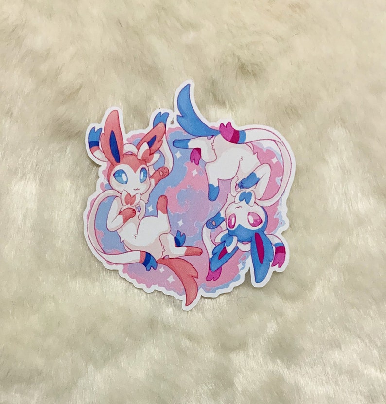 Sylveon Pair Pokémon Sticker 7 | Etsy