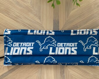 Detroit Lions Face Mask - Etsy