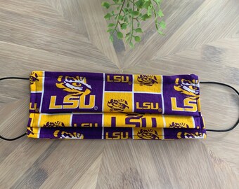 Lsu Face Mask | Etsy