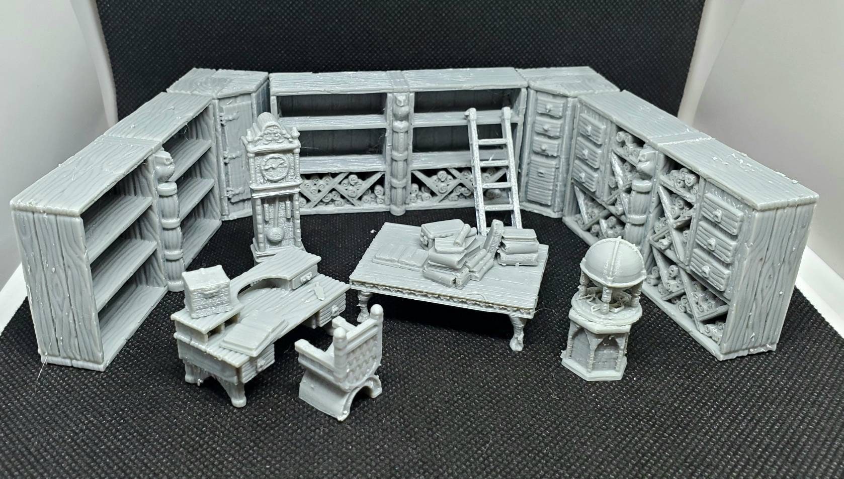Library Dnd Miniature Terrain Dungeons and Dragons D&D - Etsy