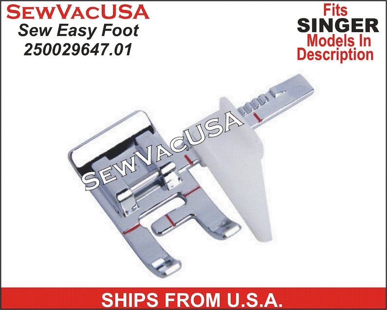 Genuine Singer Sew Easy Foot adjustable Guide Foot - Etsy