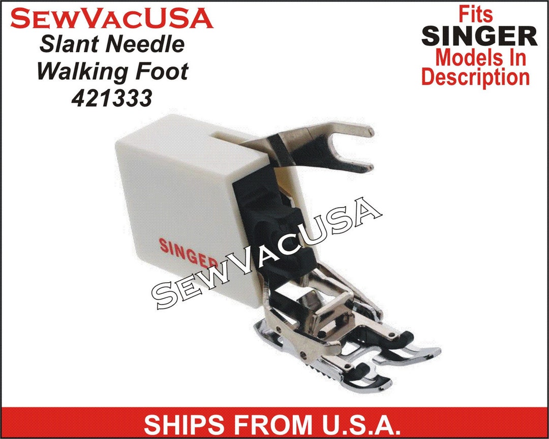 Singer Slant Needle Compatible Walking Foot 421333 Fits All Slant ...