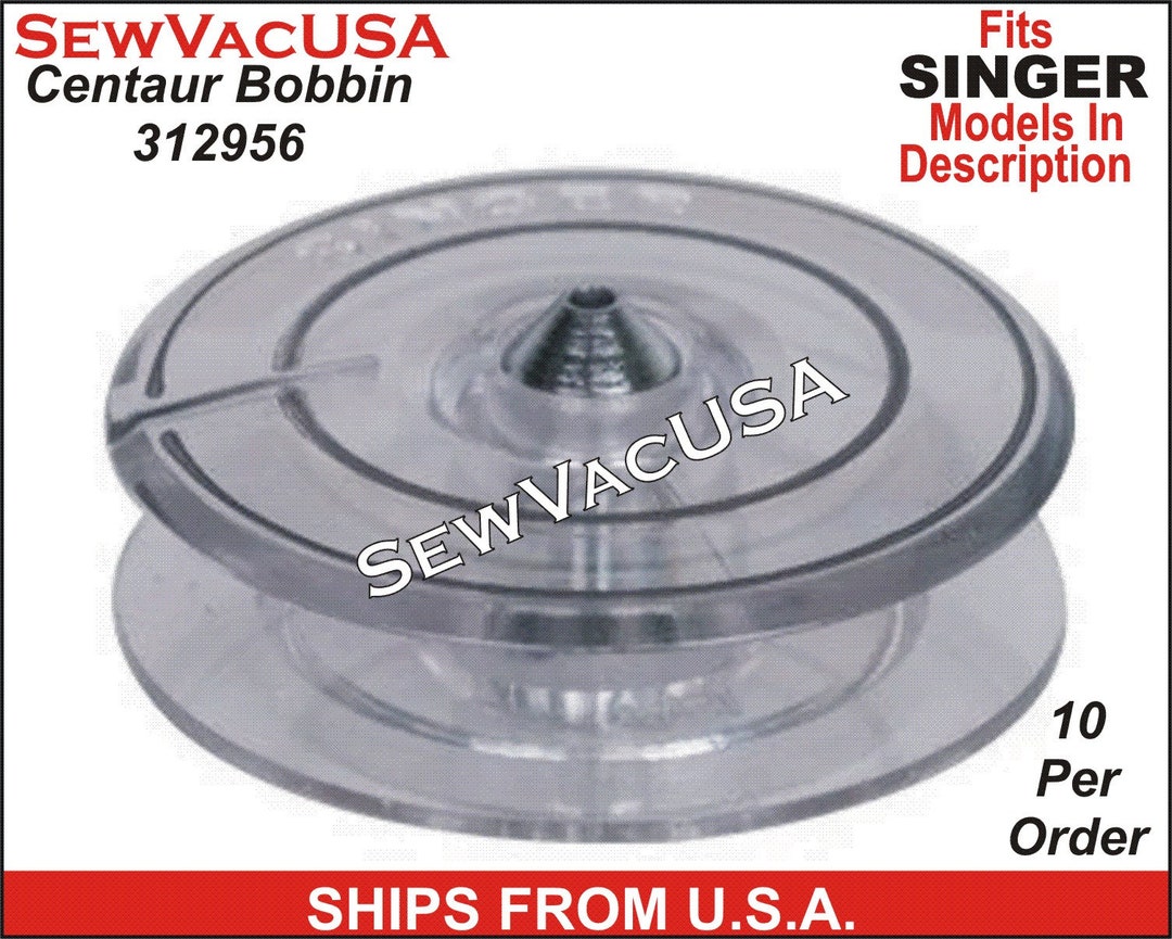 SINGER Centaur Bobbin 312956 Fits 4000, 6000, 7000, 9000 Class & More ...