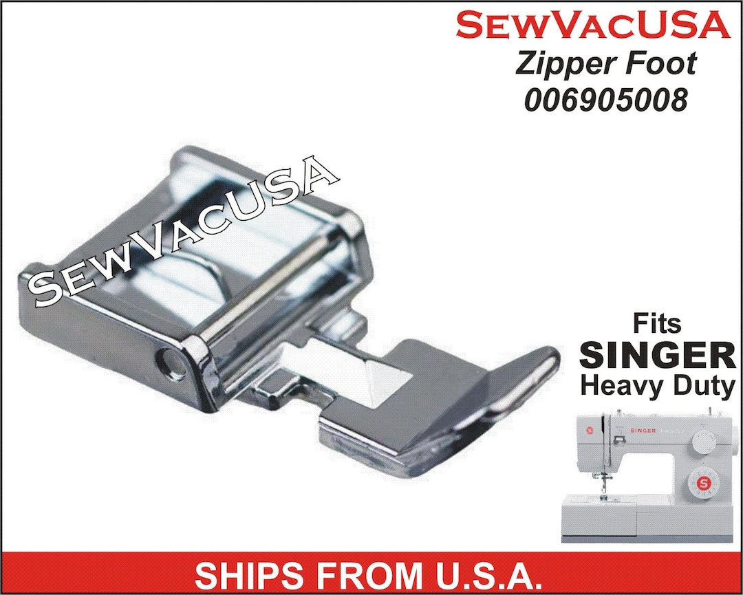 Singer Heavy Duty Compatible Zipper Foot Fits All Heavy Duty Machines & More See Description - Etsy