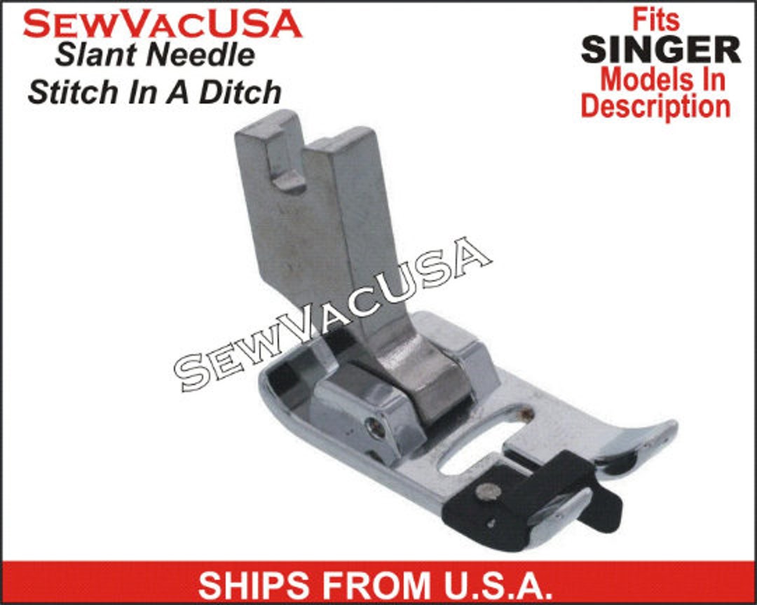 Slant Needle Compatible Stitch in Ditch Foot Singer Part Number 60708 ...