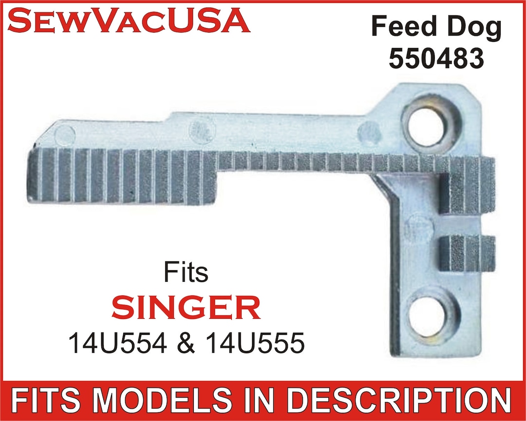 Feed Dog for Singer Serger Models 14U554 & 14U555 Part Number 550483 - Etsy