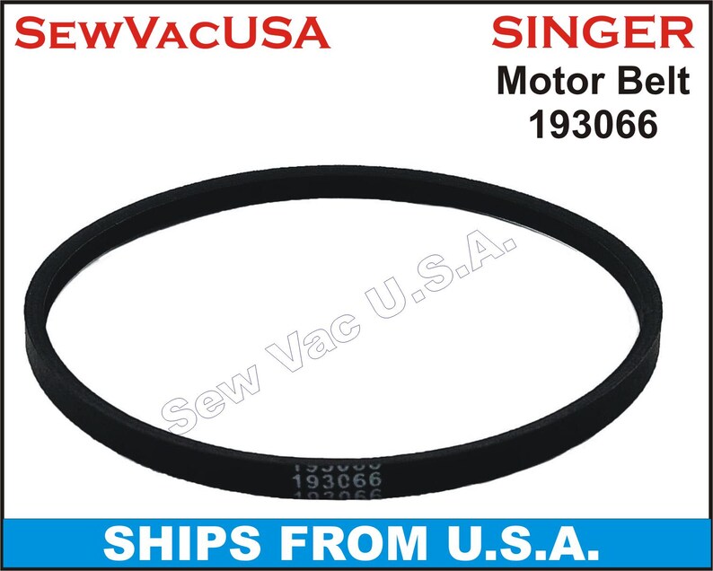 SINGER Sewing Machine 13 3/4 Inch Motor Belt 193066 Fits SINGER Models ...