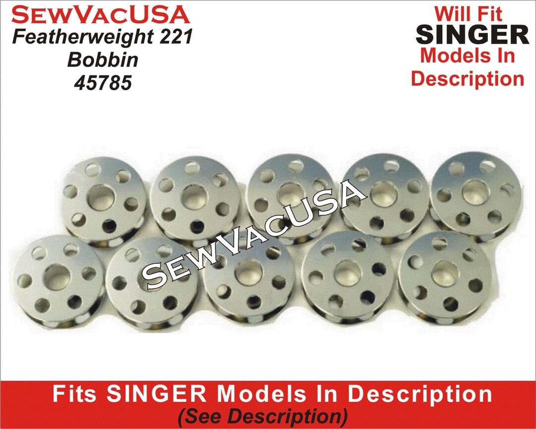 Featherweight 221 Bobbins 45785 Fits SINGER Featherweight & 301 - Etsy