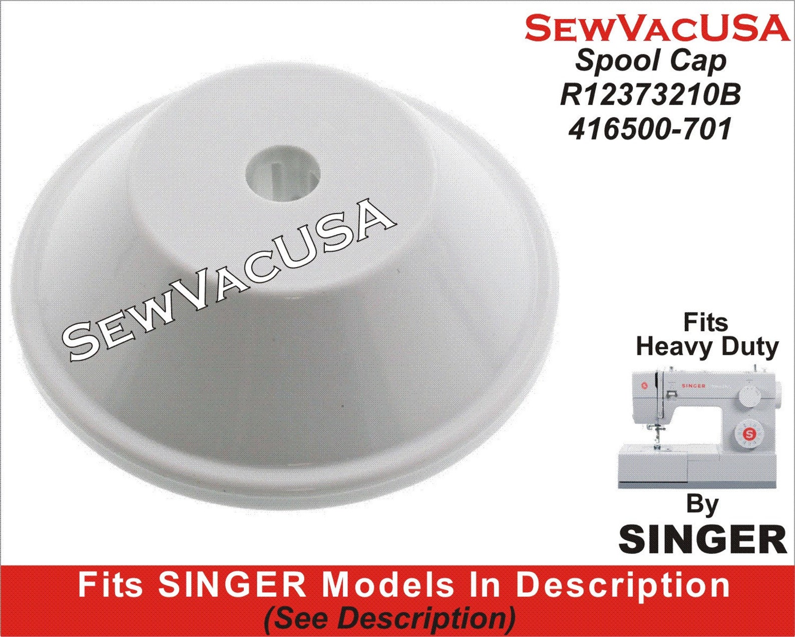 Singer Heavy Duty Compatible Spool Cap Fits All Heavy Duty Machines ...