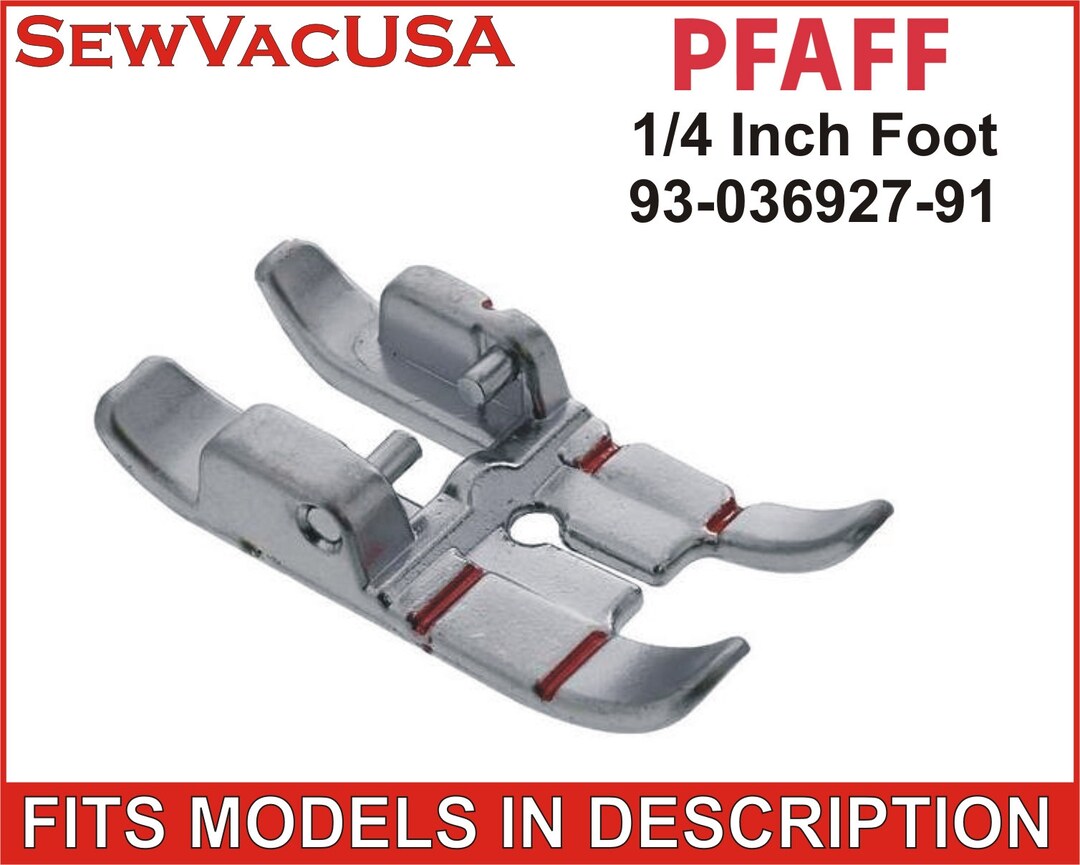 Pfaff 1/4 Inch Foot 93-036927-91 Fits Pfaff Models in Description ...