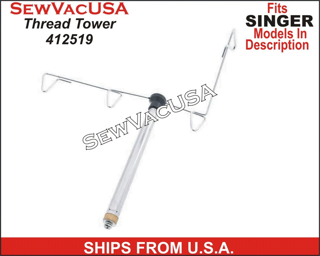 Singer Serger / Overlock Compatible Telescopic Thread Stand 412519 Fits ... Singer Serger / Overlock Compatible Telescopic Thread Stand 412519 Fits ...