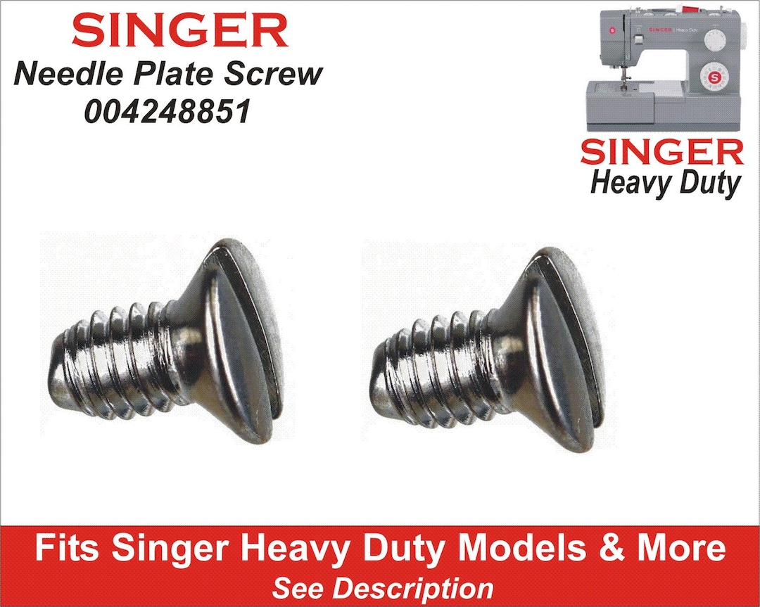 Singer Heavy Duty Needle Plate Screws Fits All Heavy Duty Machines ...