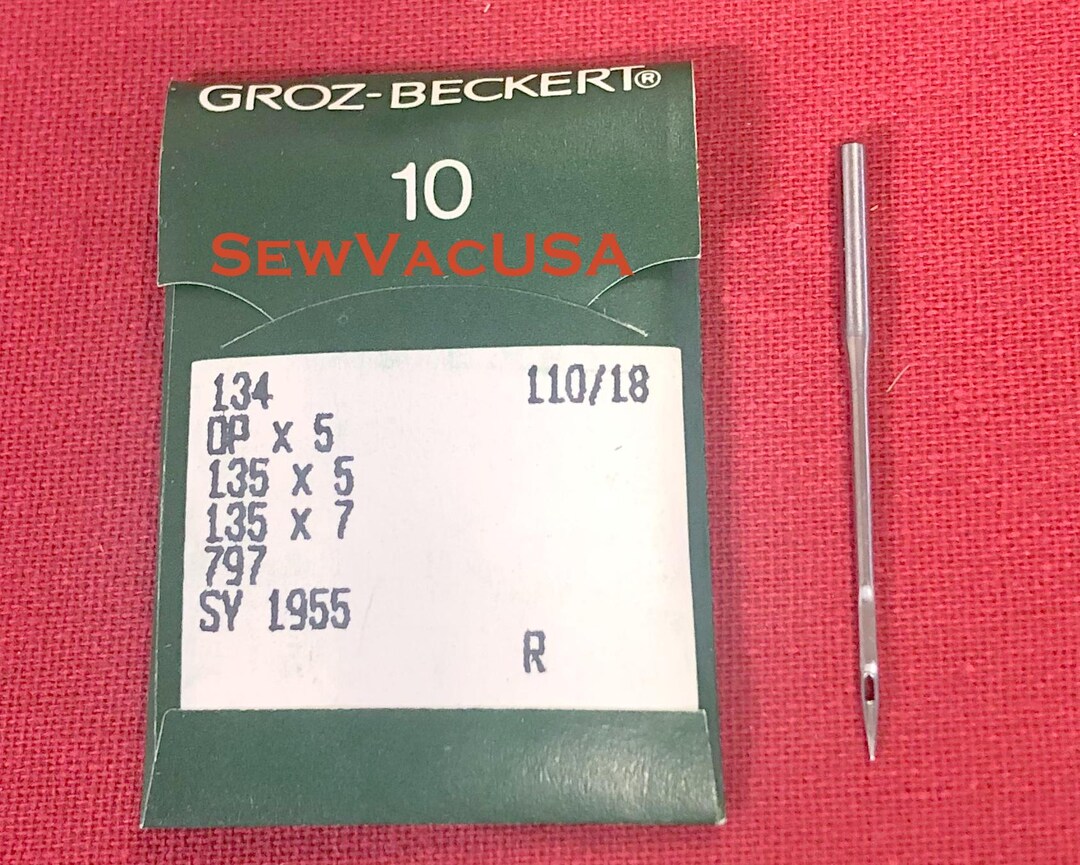 10 GROZ-BECKERT Commercial Needles Style 1955, 135x7, 135x5, Dpx5, 134 SIZE 110/18 - Etsy