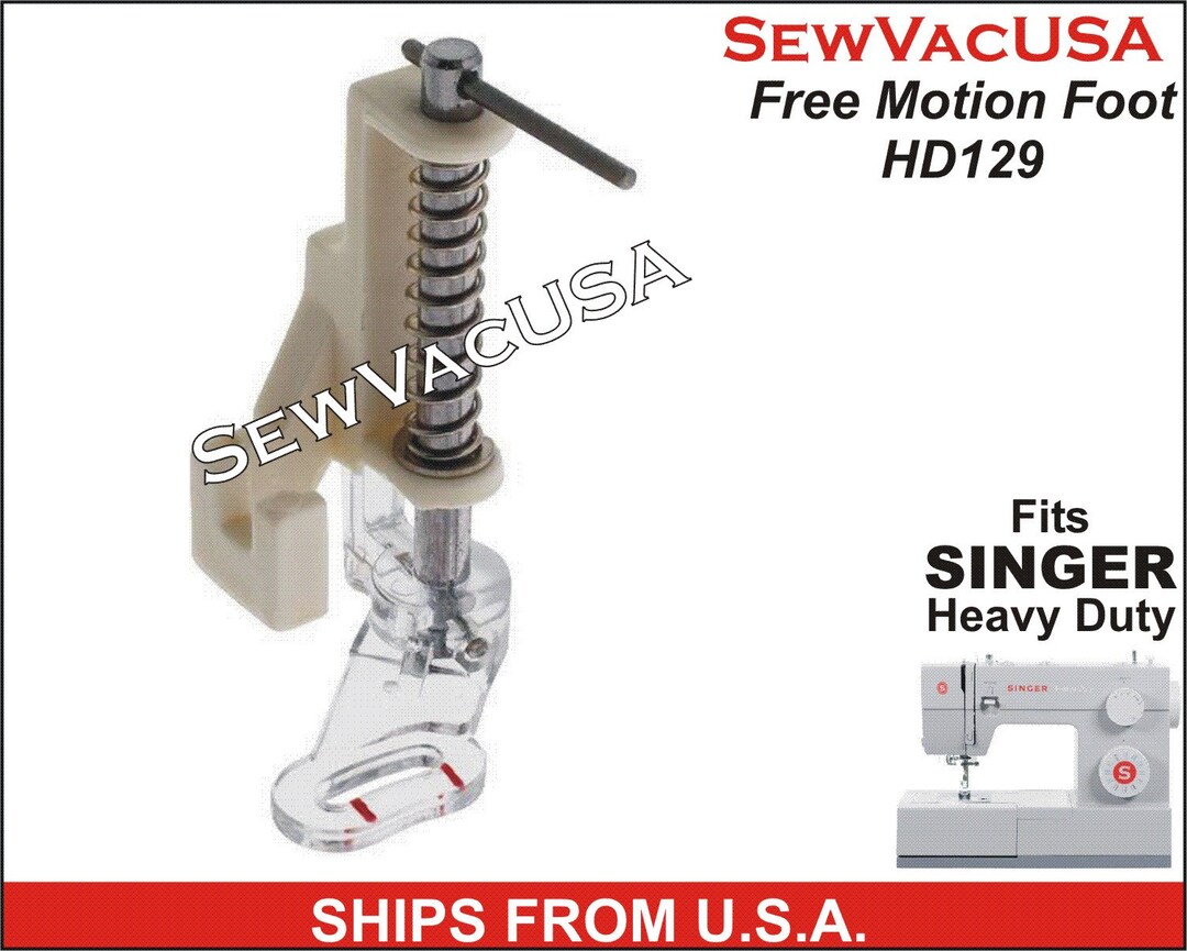 Singer Heavy Duty Compatible Free Motion / Darning Foot Fits All Heavy ...