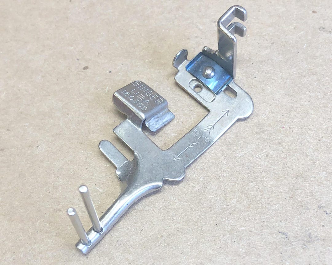 Vintage SINGER Vertical Needle Binding Attachment 160359 Fits All ...