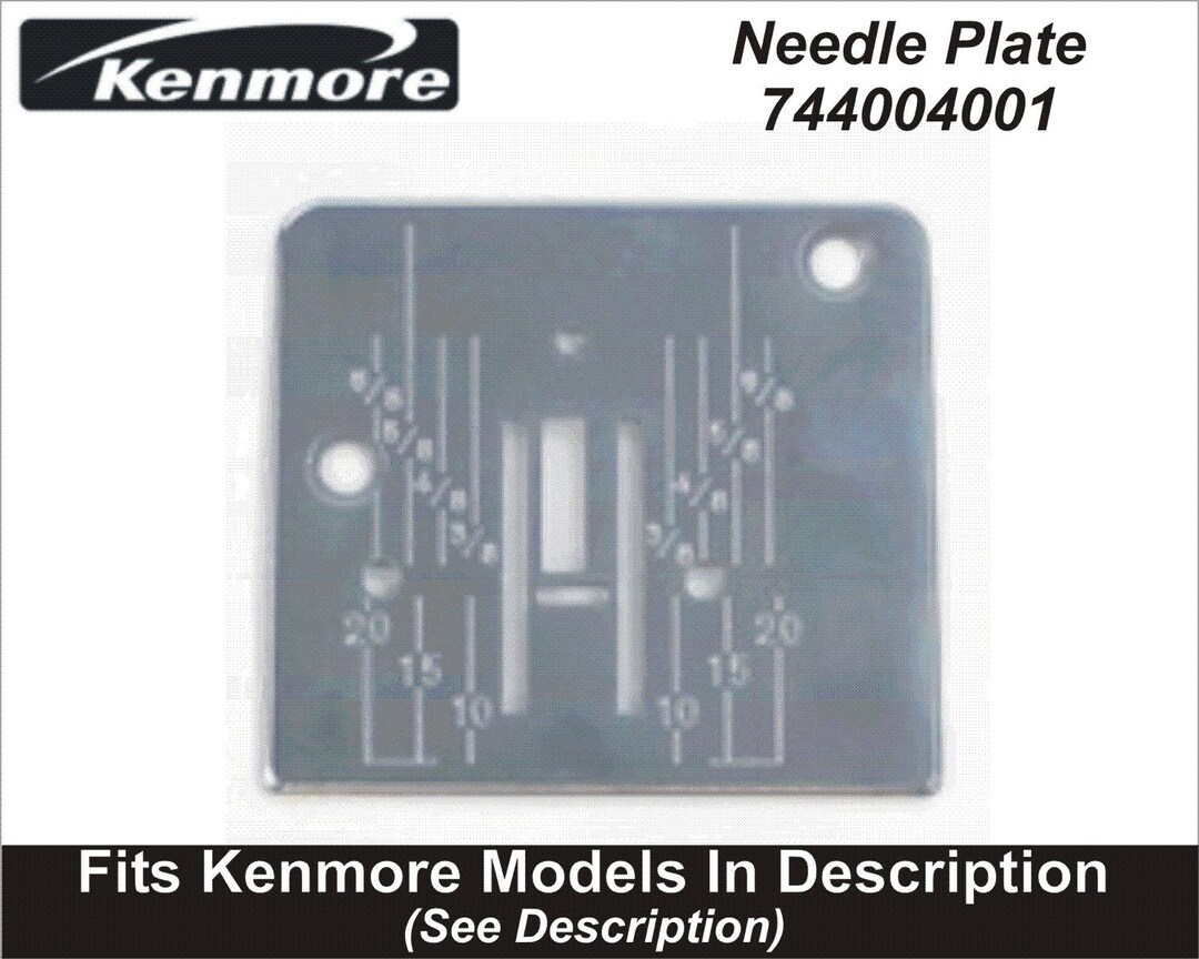 Sears Kenmore Needle Plate 744004001 Fits Kenmore Models & More See ...