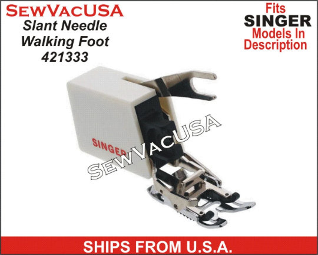 Slant Needle Compatible Walking Foot Singer Part Number 421333S Fits ...
