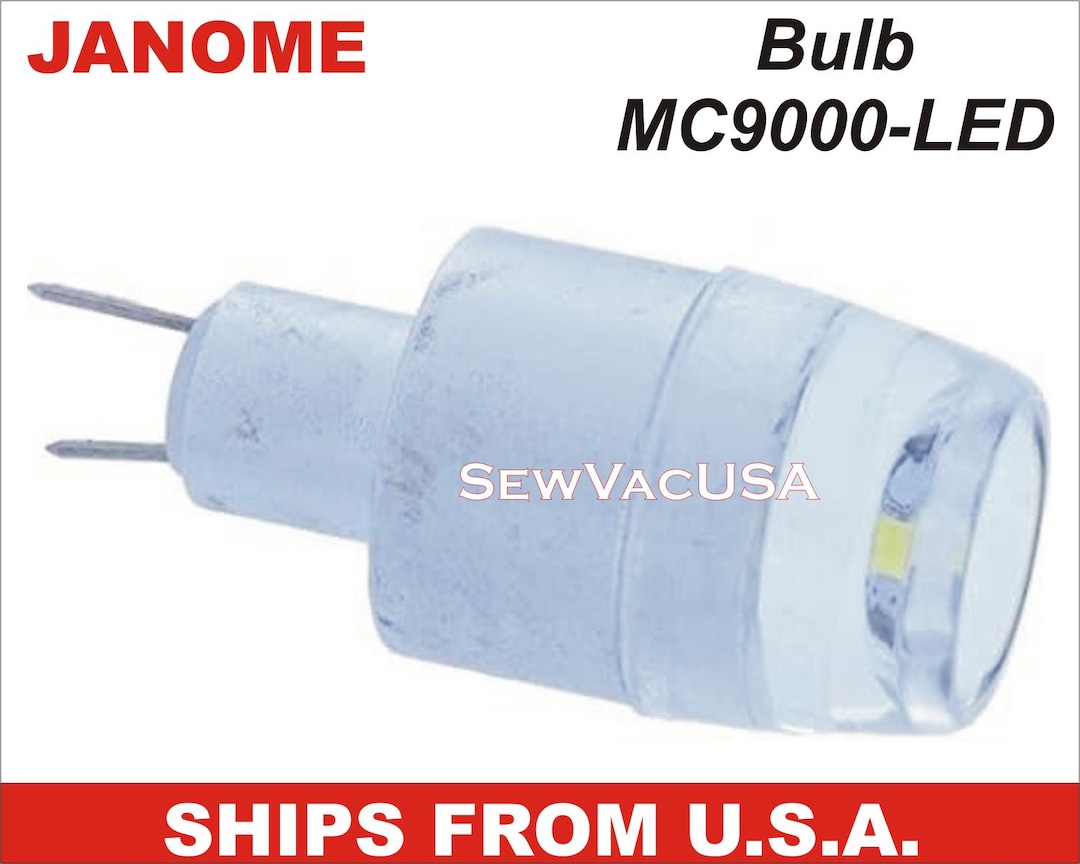 JANOME LED Light Bulb MC9000-LED Fits Janome, Elna & Kenmore See ...