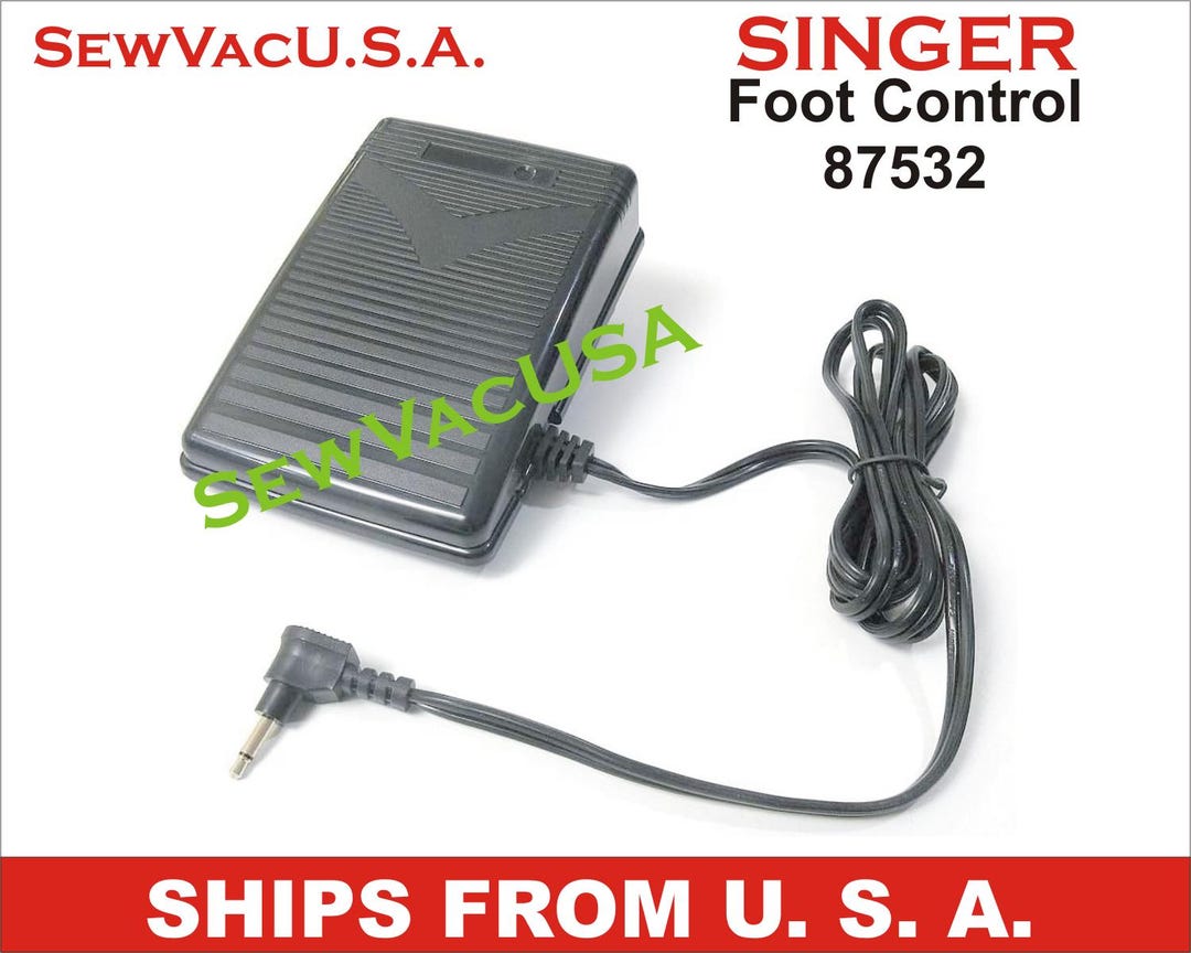 SINGER Foot Control 87532 Fits SINGER Models in Description - Etsy