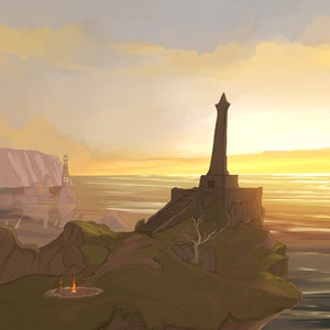 MAJULA, Dark Souls 2 Original Fanart, Fine Art Gaming Print, Gamer Gift ...