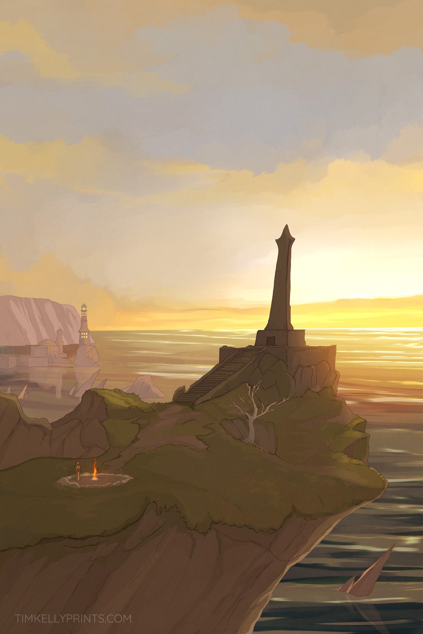 MAJULA, Dark Souls 2 Original Fanart, Fine Art Gaming Print, Gamer Gift ...