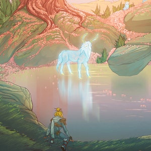 Satori Mountain Print: Legend of Zelda, Breath of the Wild Fanart - Etsy