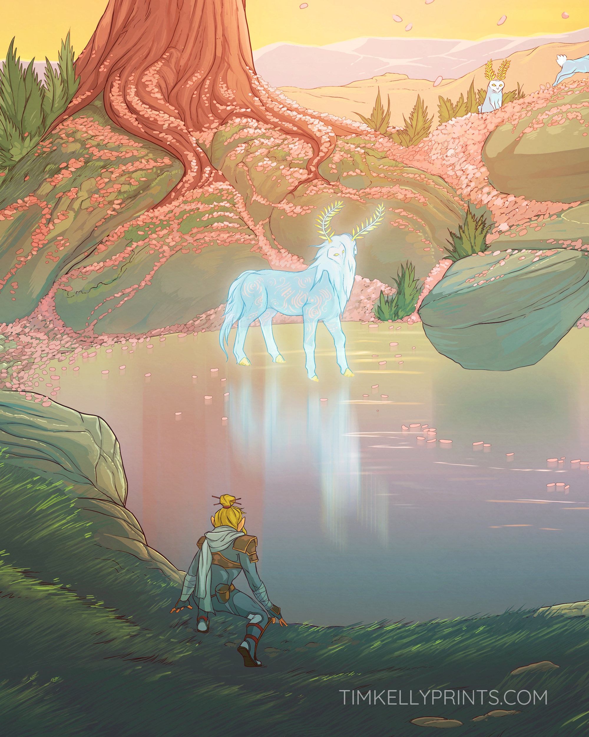 SATORI MOUNTAIN Print the Legend of Zelda Breath of the Wild - Etsy