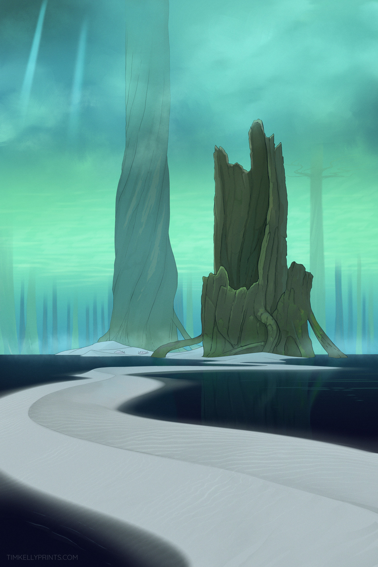 ASH LAKE Dark Souls Original Fanart Fine Art Gaming Print - Etsy