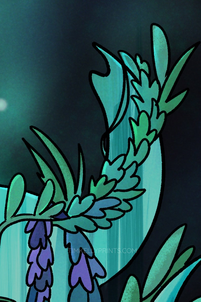 GREENPATH Hollow Knight Minimal Fanart Original Art Print - Etsy