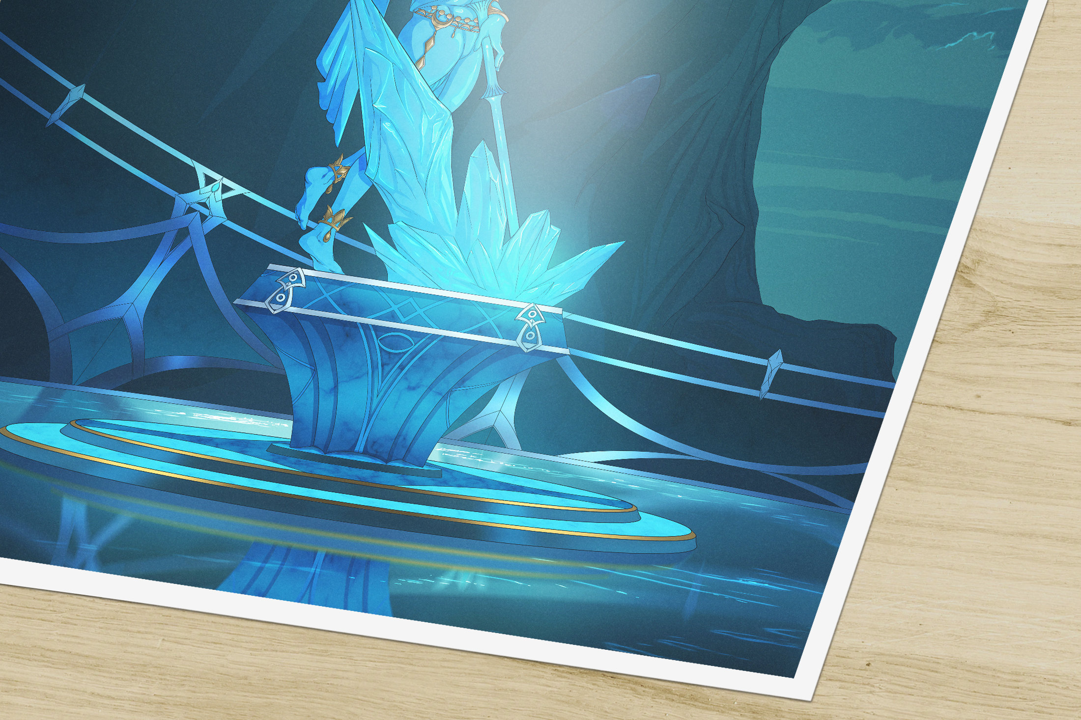 Mipha Statue Print: Legend of Zelda, Breath of the Wild Fanart - Etsy