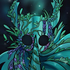 GREENPATH, Hollow Knight, Minimal Fanart, Original Art Print, Gaming ...