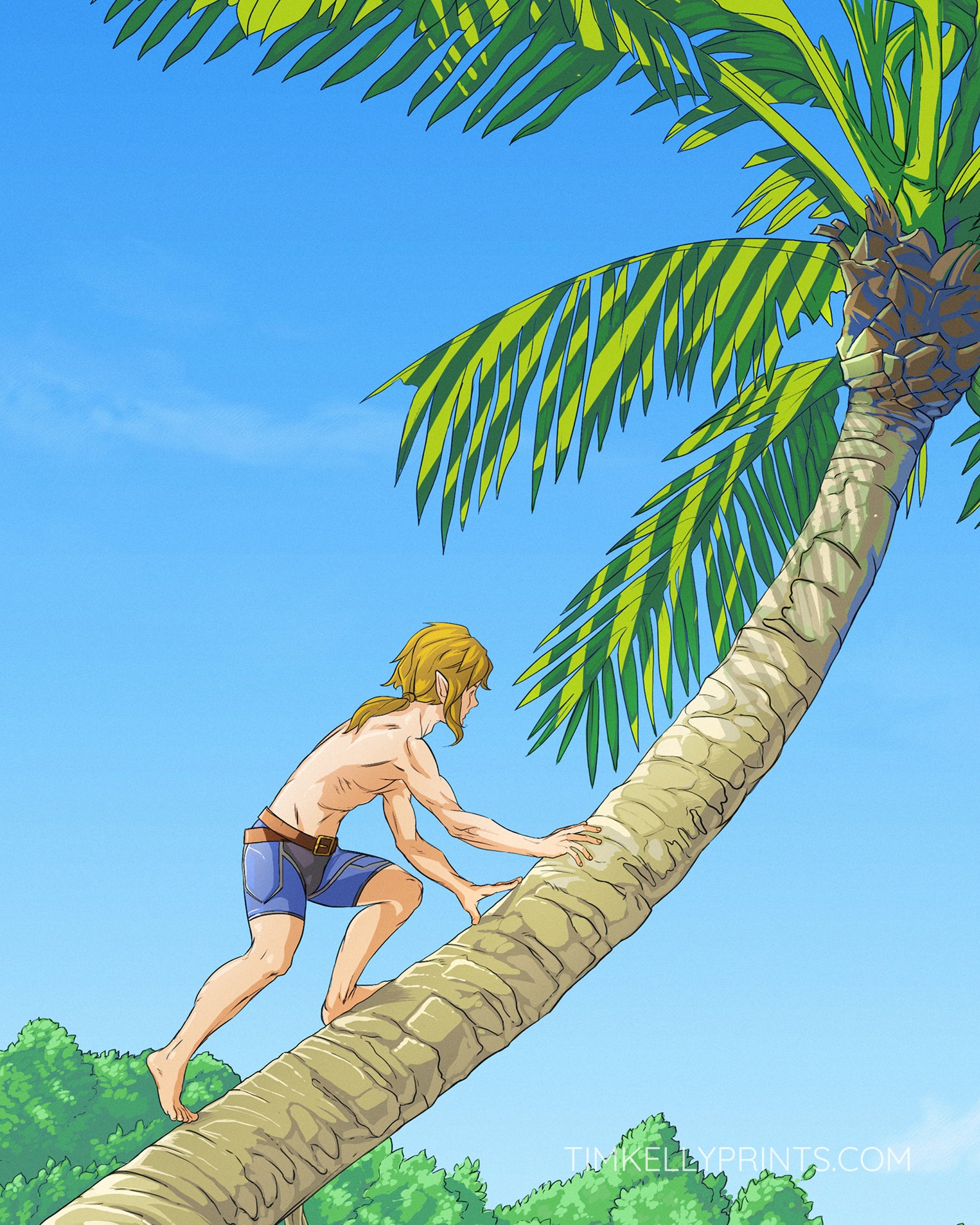 EVENTIDE ISLAND Artwork Print the Legend of Zelda Breath of | Etsy