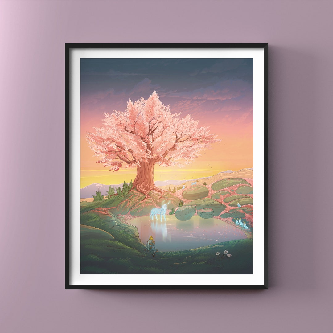 Satori Mountain Print: Legend of Zelda, Breath of the Wild Fanart - Etsy