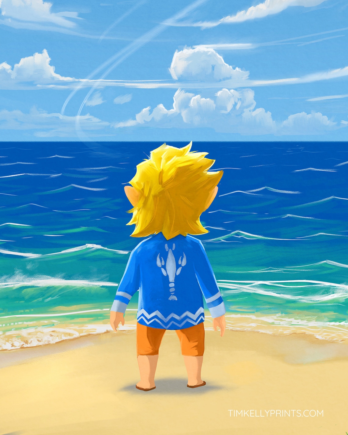WIND WAKER Artwork Print the Legend of Zelda Wind Waker - Etsy