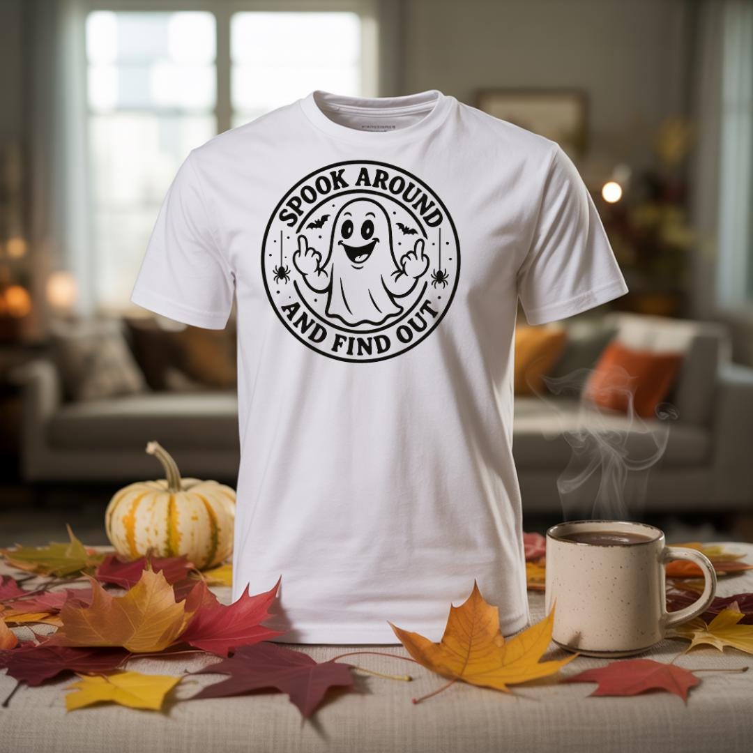 Spook Around and Find V4 Out Sassy Ghost Halloween PNG 300 Dpi - Etsy