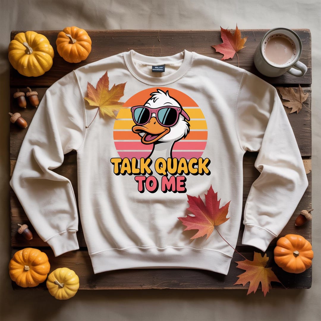 TALK QUACK to Me Version 4 PNG 300 Dpi. - Etsy