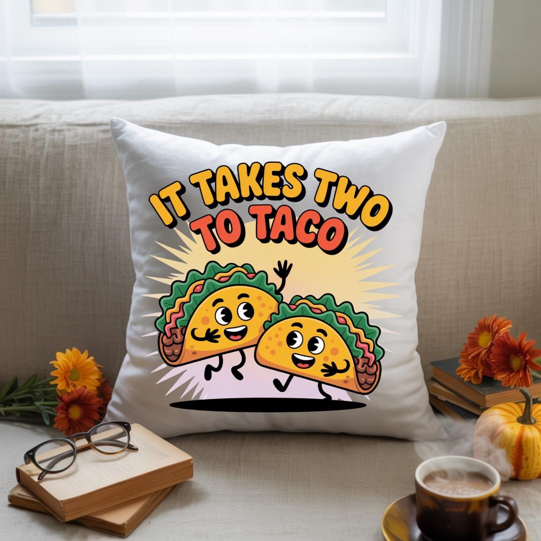 It Takes Two to Taco PNG 300 Dpi - Etsy
