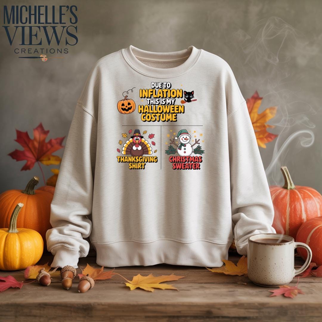 Funny Inflation Halloween Costume Thanksgiving Christmas PNG (300 Dpi ...