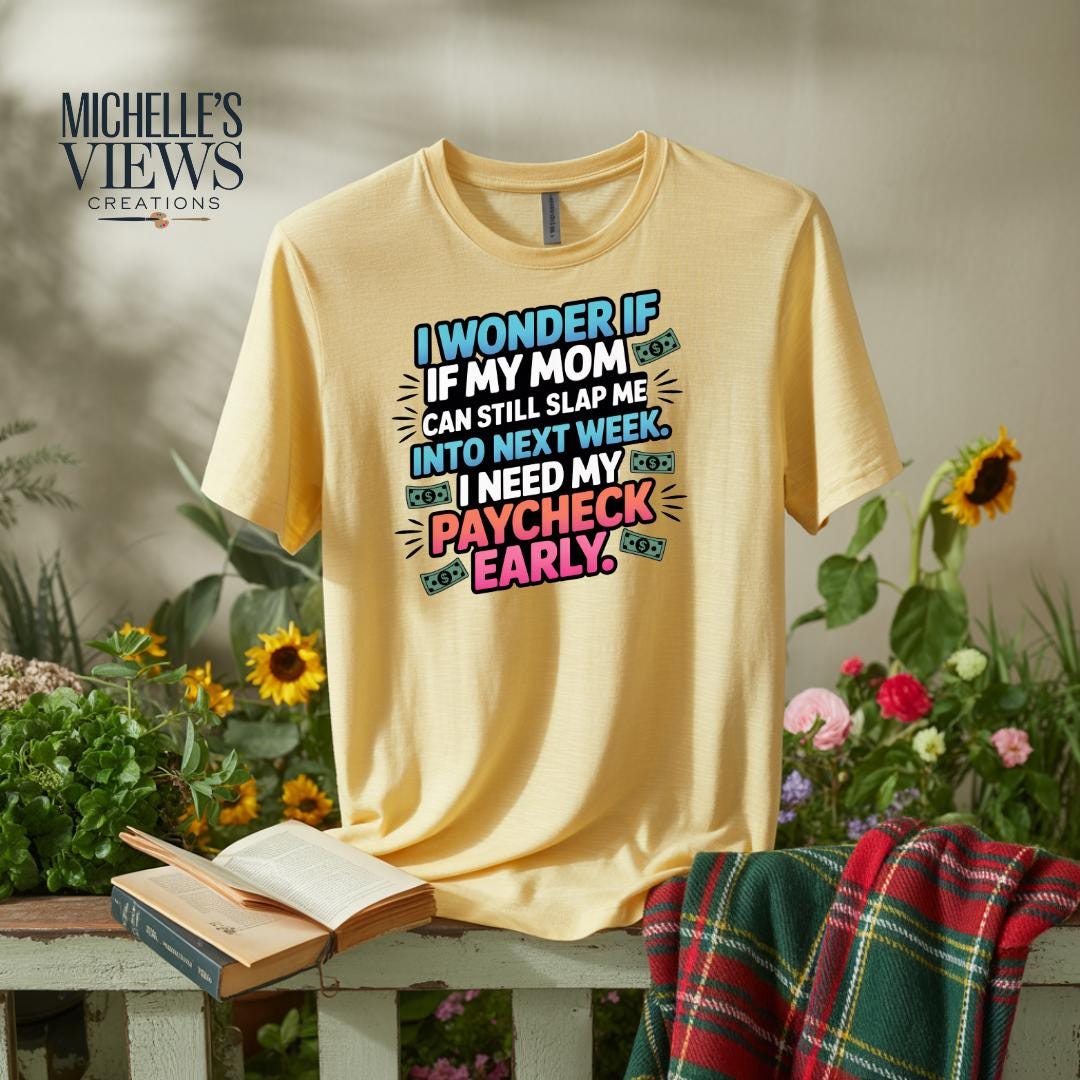 Funny Mom Slap Paycheck Quote PNG (digital Download) - Etsy