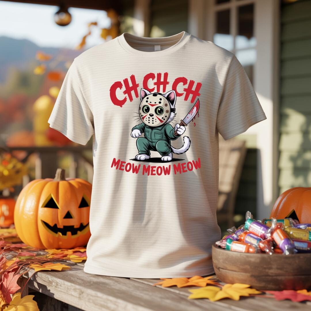 JASON CAT V3 PNG Halloween Png 300 Dpi - Etsy