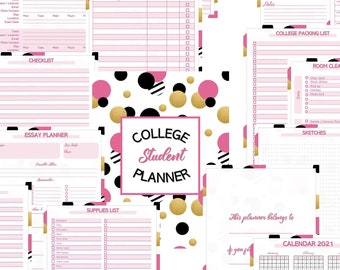 College 4 Year Plan College Class Organizer College - Etsy