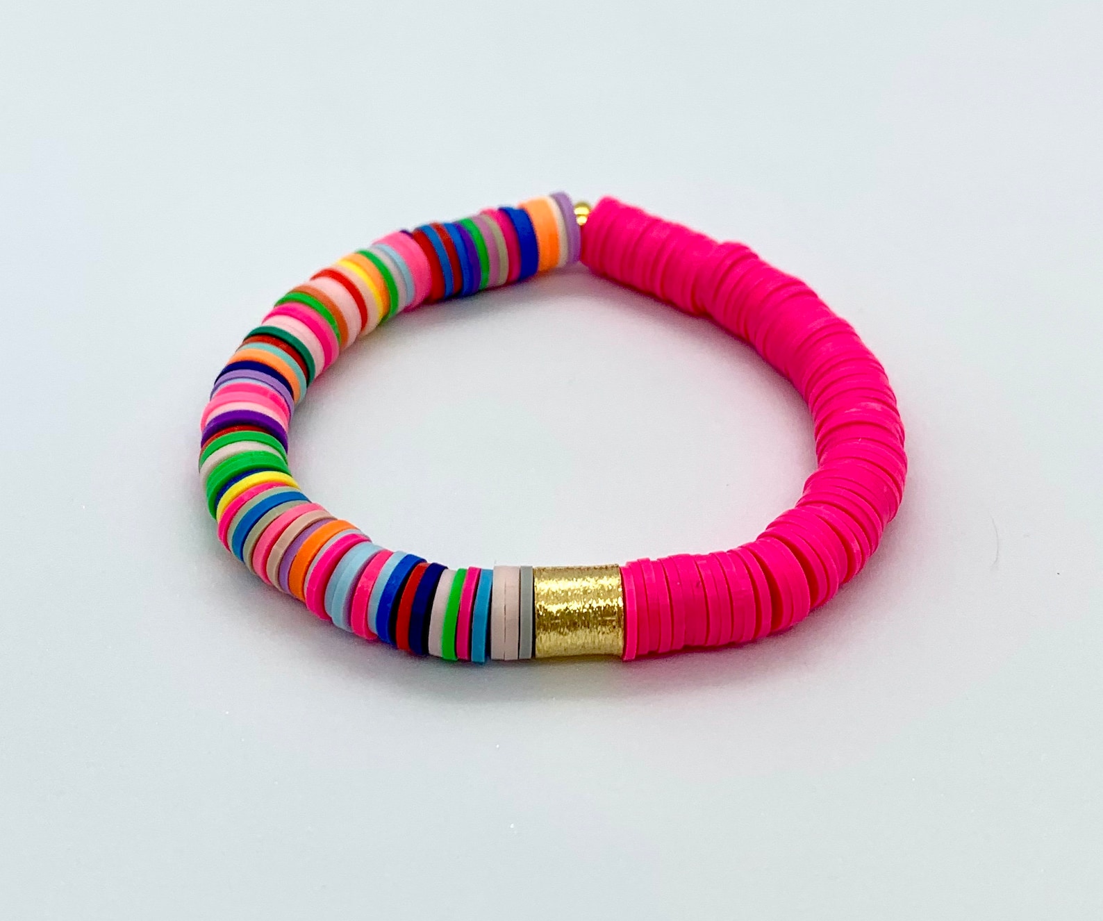 Hand-beaded Rainbow Bracelet Funfetti Bracelet Stackable | Etsy