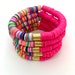 Hand-beaded Rainbow Bracelet Funfetti Bracelet Stackable - Etsy
