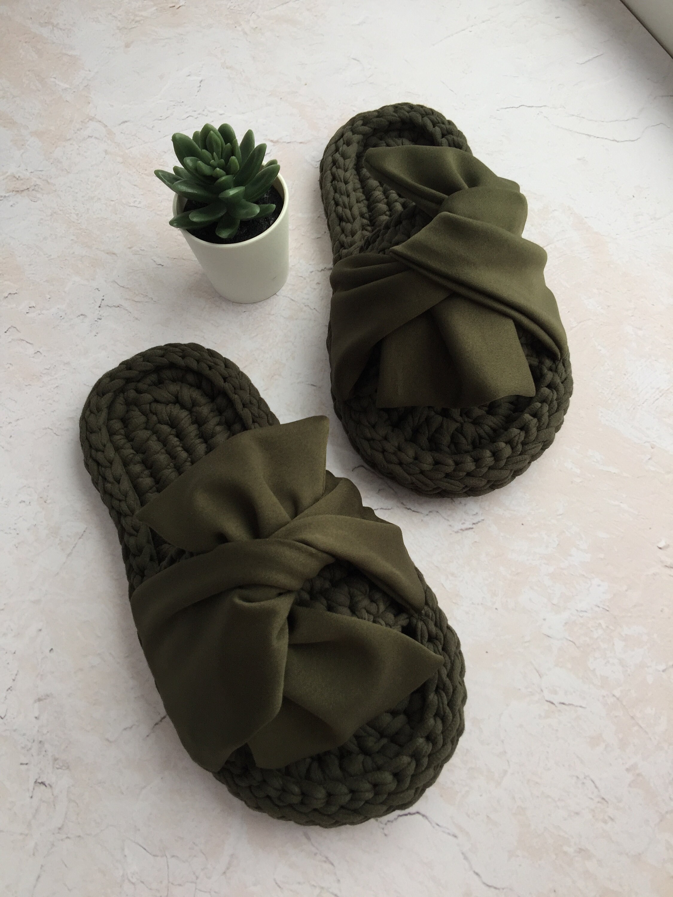 Natural Slippers Crochet Slippers Slippers for Bridesmaids | Etsy