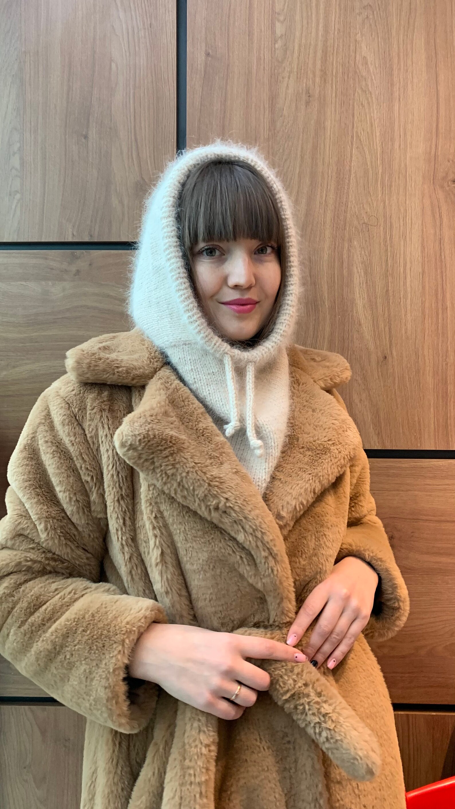 Knit Hood, Balaclava Beige, Balaclava Hat for Women, Balaclava Hat ...