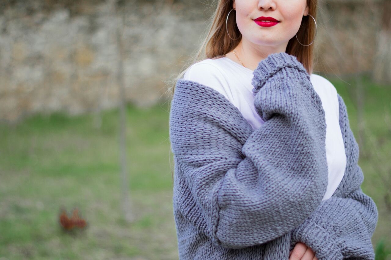 Long Knit Cardigan Women Oversized Knit Cardigan Alpaca Wool | Etsy