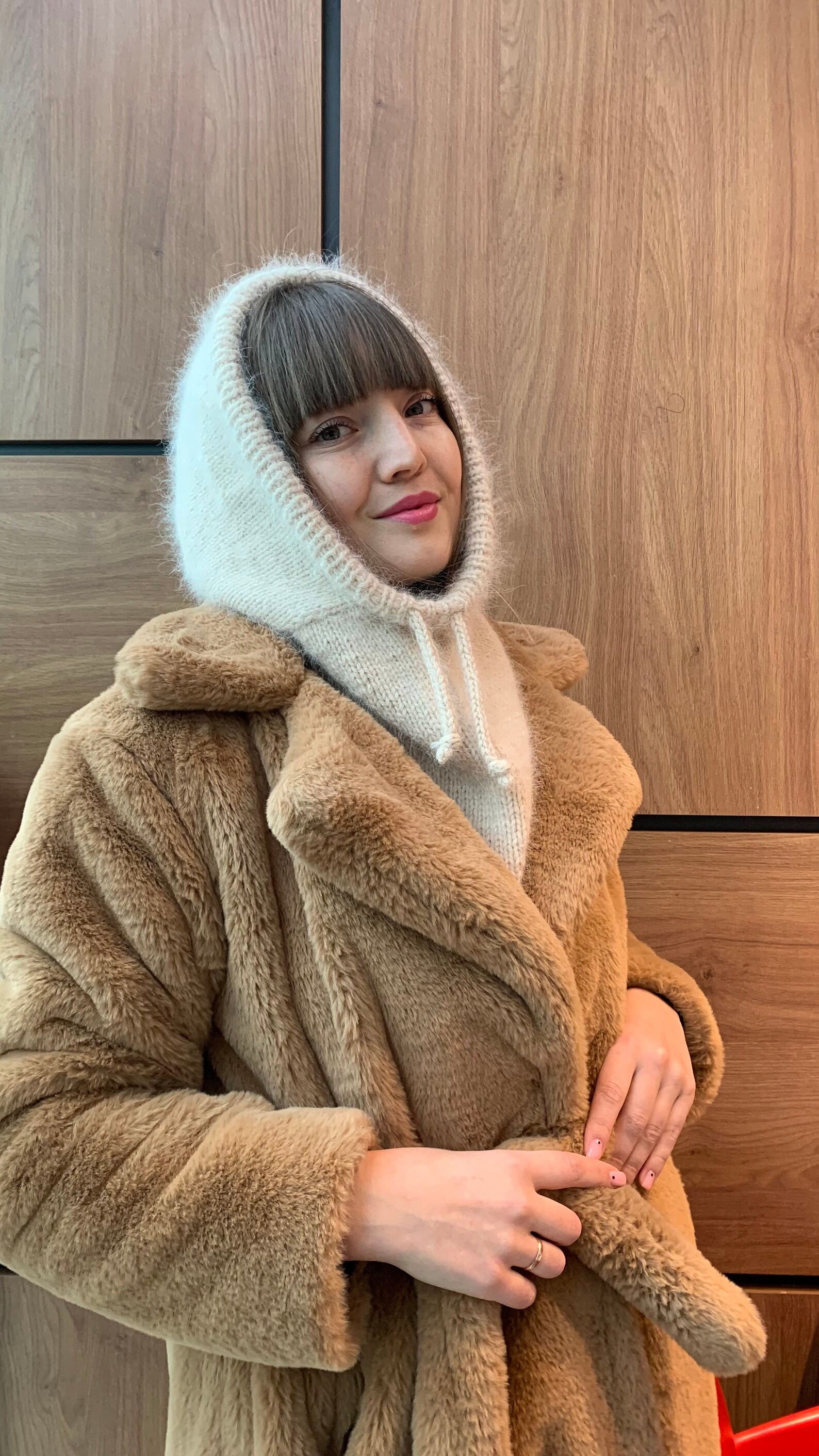 Knit Hood, Balaclava Beige, Balaclava Hat for Women, Balaclava Hat ...