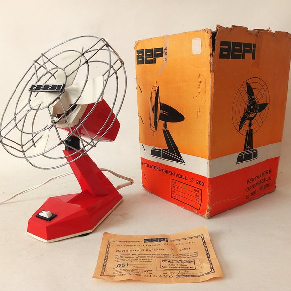 Vintage Table Fan - Etsy