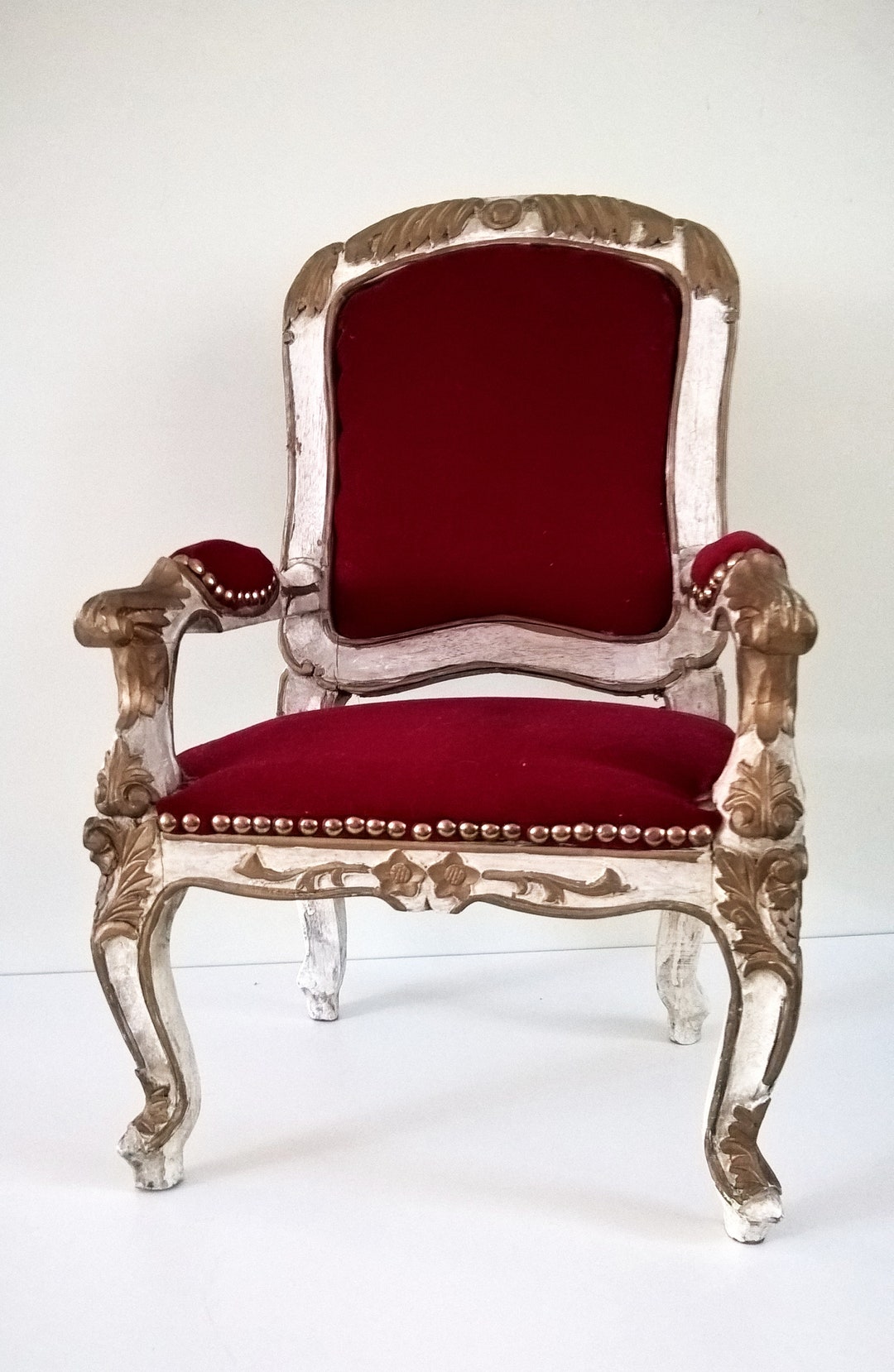 Vintage Doll Chair, Doll Chair, Luis XV Style Chair, 1930 - Etsy